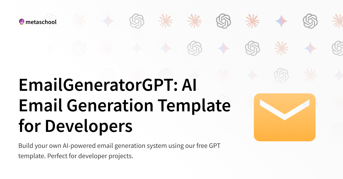 Build an AI Email Generation Template with GPT 4 | Free Template for ...