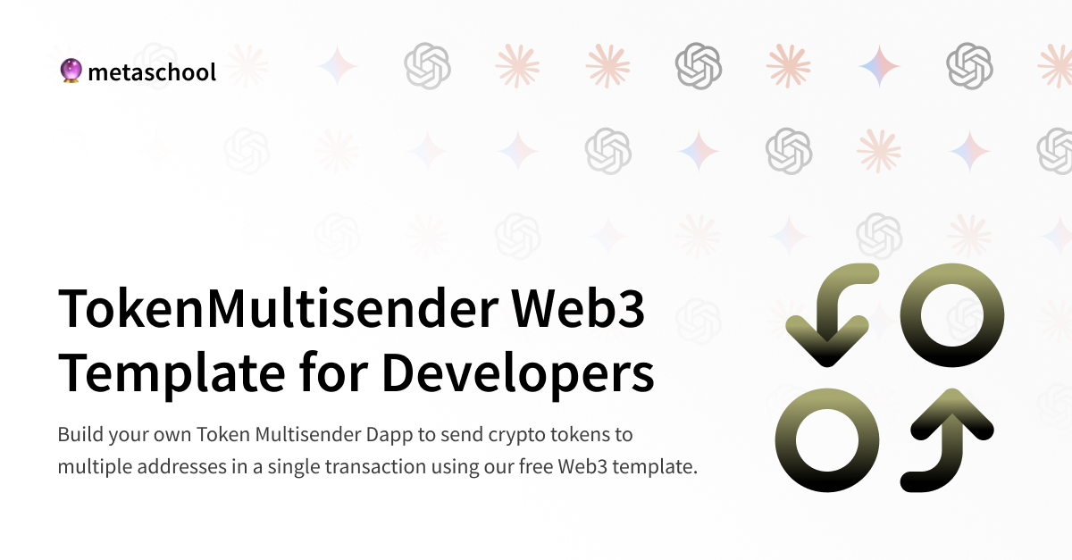 Build a Token MultiSender | Free Template for Developers